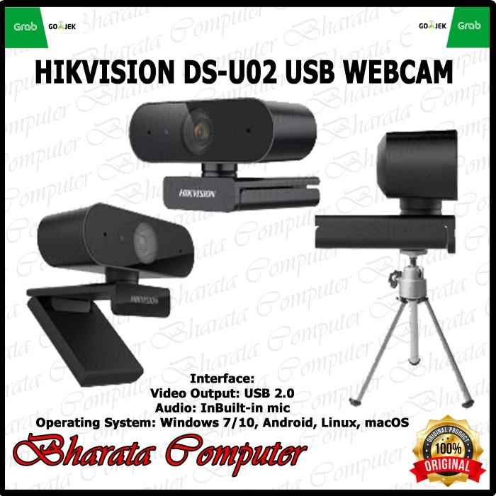 Jual Web Camera Hikvision Ds-U02 Hikvision 2Mp 1080P Webcam | Shopee ...