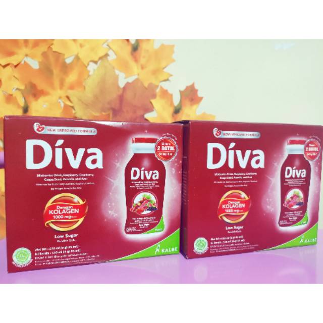 Jual Diva Beauty Drink Low Sugar 6x85 (1 Box isi 6 Botol) | Shopee ...