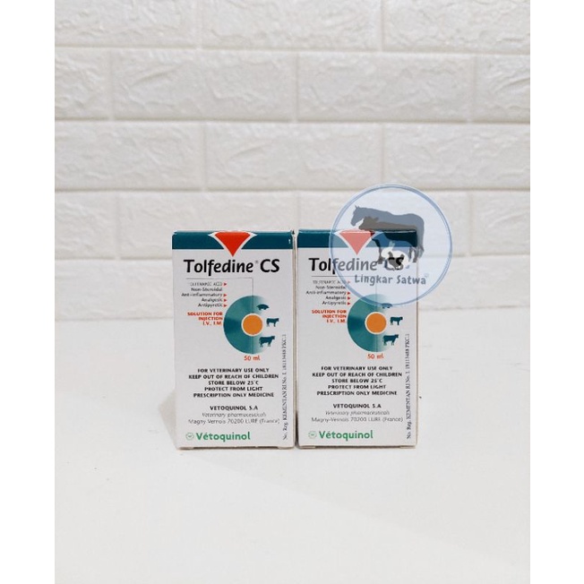 Jual Tolfedine cs - 50 ml / vetoquinol /anti radang, anti demam ...