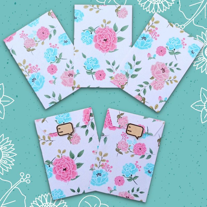 Jual [ AMPLOP + STICKER ] FLOWER BLOSSOM - Amplop angpao angpau lebaran ...