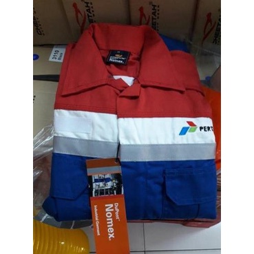 Jual Wearpack Pertamina Nomex Original Atau Coverall Nomex Pertamina ...