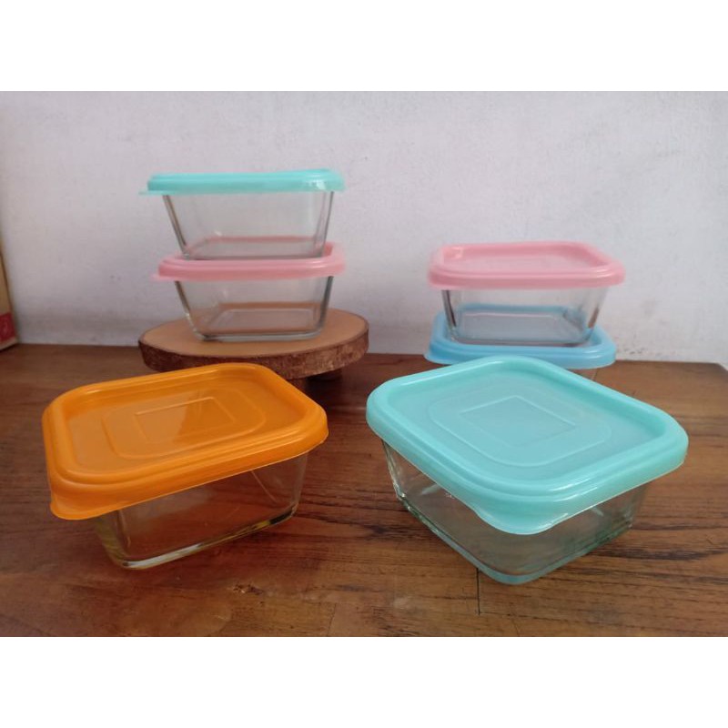 Jual Mangkuk Kaca Kotak Persegi untuk Makanan | Shopee Indonesia