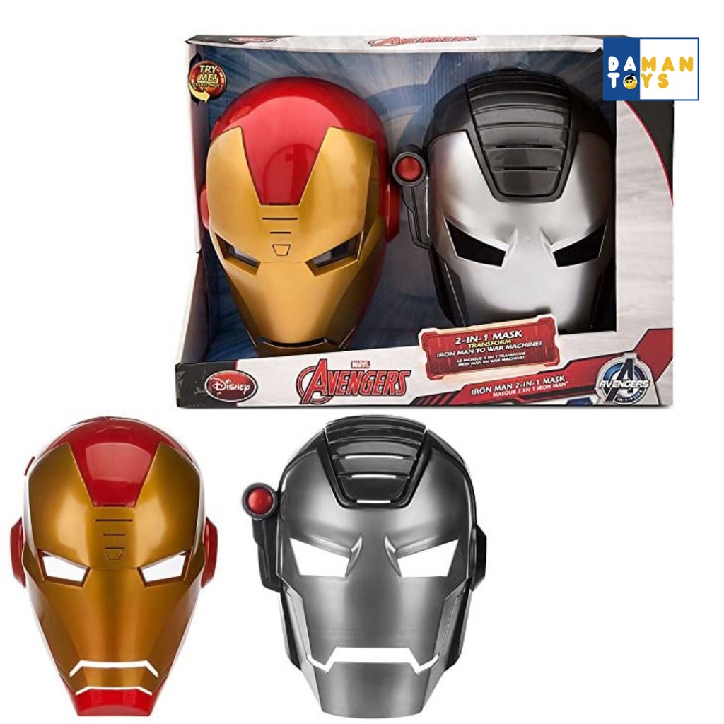 Jual Topeng Helm Helmet Iron Man Avengers / Topeng Ironman Anak nyala ...