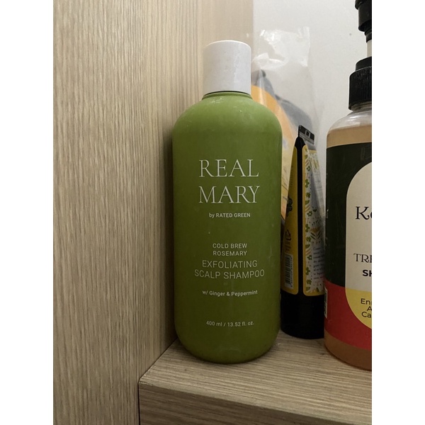 Jual PRELOVED REAL MARY KOREAN ROSEMARY EXFOLIATING SHAMPOO | Shopee ...