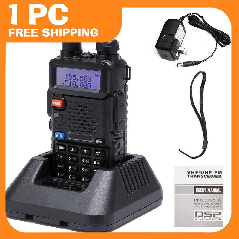 Jual HT MERODITH UV5R Walkie Talkie Dual Band 5W 128CH UHF+VHF handy talkie | Shopee Indonesia