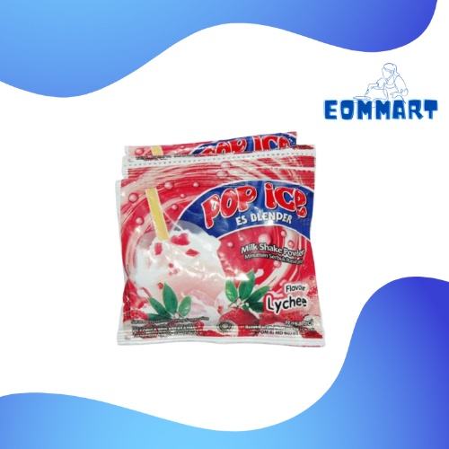 Jual Pop Ice Lychee Renceng 10 Sachet | Shopee Indonesia