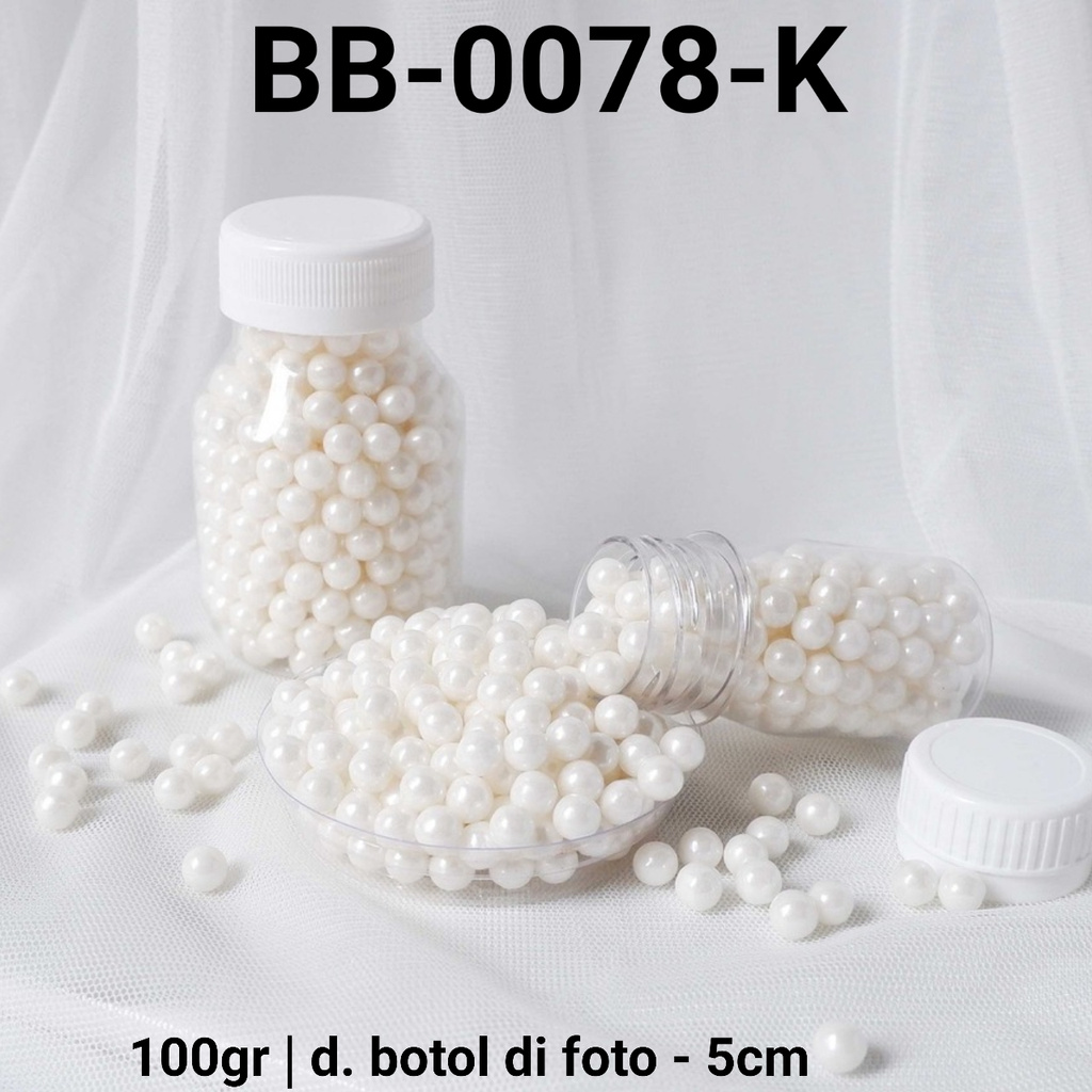 Jual BB-0078-K Sprinkles sprinkle springkel 100gr 100 gram mutiara ...