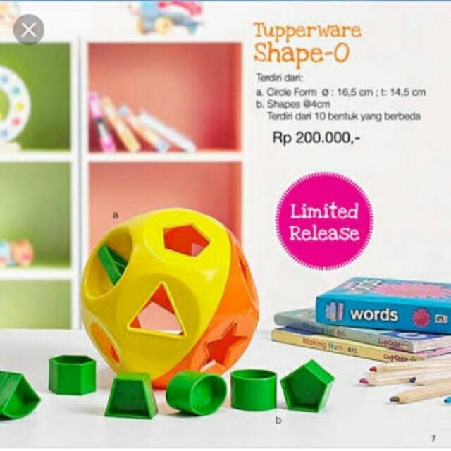 Jual Tupperware shape o toy (ada kardusnya) | Shopee Indonesia