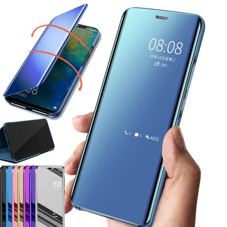 Jual Oppo A5 / A9 2020 FLIP CASE CLEAR VIEW STANDING COVER | Shopee ...