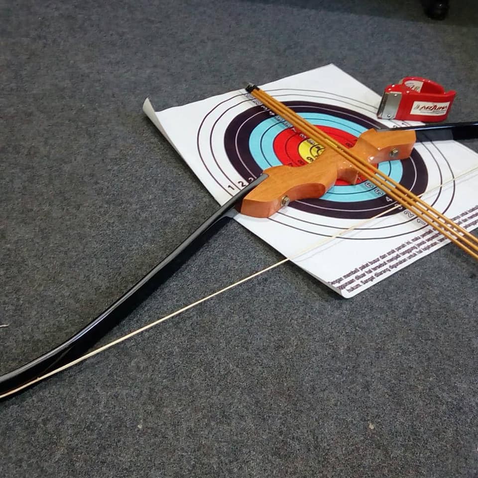 Jual Busur Panah Recurve R40 horsebow Dewasa Anak Ukhti Ikhwan Kayu ...