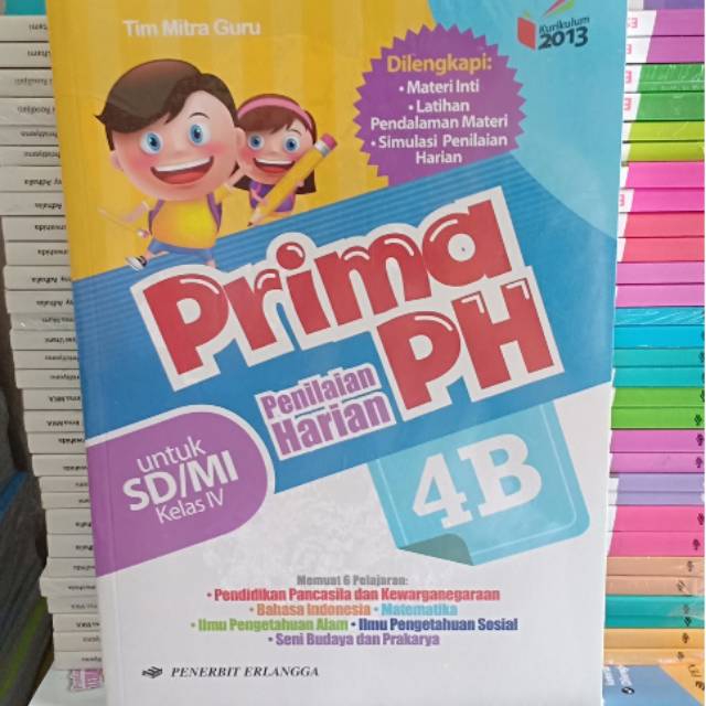 Jual Buku Prima PH 4B kelas 4 SD/Mi K13N Revisi Erlangga | Shopee Indonesia