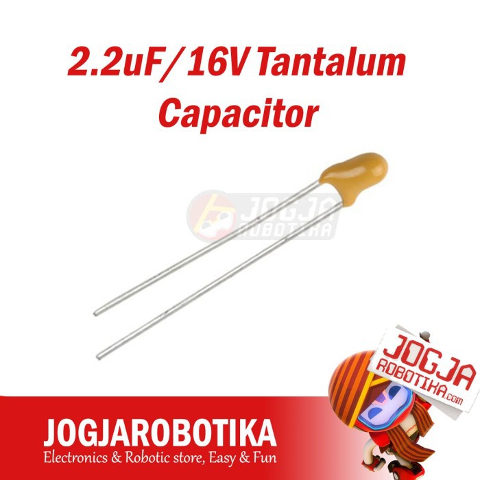 Jual 2.2uF/16V Tantalum Capacitor | Shopee Indonesia