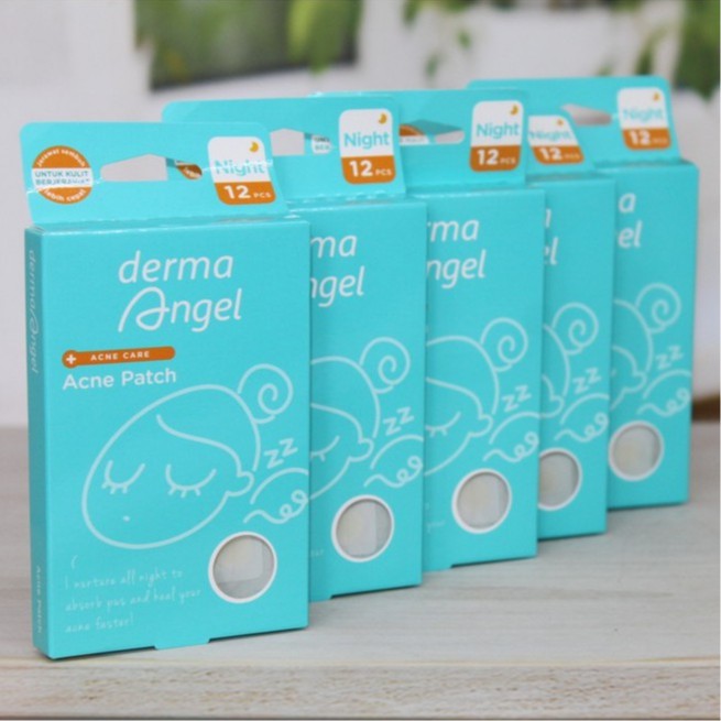Jual Derma Angel Acne Patch Day & Night 12 (Sticker Jerawat Siang Hari ...