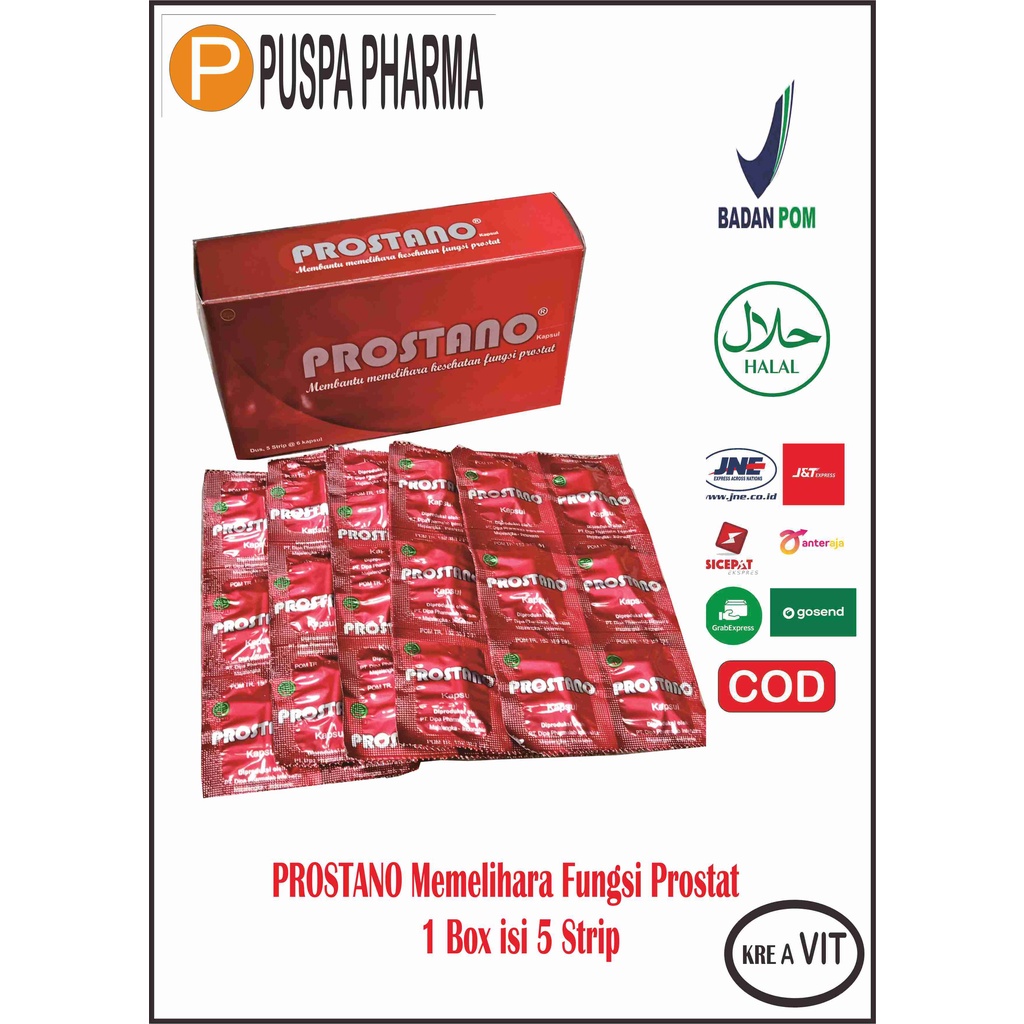 Jual PROSTANO MEMBANTU MEMELIHARA KESEHATAN FUNGSI PROSTAT ISI 1 BOX ...