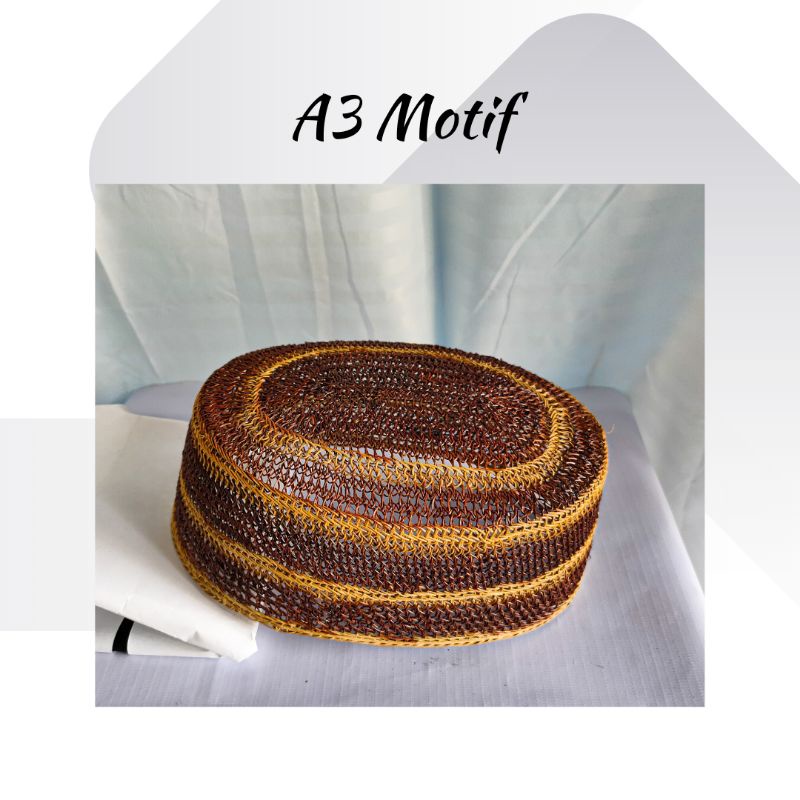 Jual KOPIAH RESAM A3 MOTIF ASLI BANGKA BELITUNG PECI SONGKOK KHAS ...