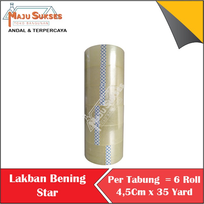 Jual Solasi Lakban isolasi solatip Bening 45MMX35M FULL 2" inch harga ...