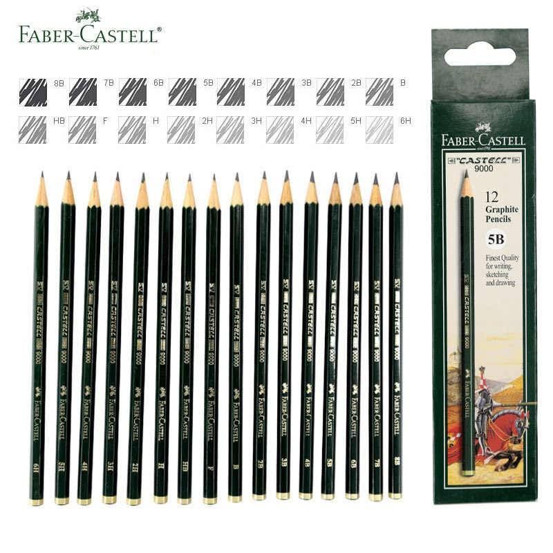 Jual PENSIL FABER CASTELL 9000 PENSIL KOMPUTER PENSIL GAMBAR - PENCIL ...