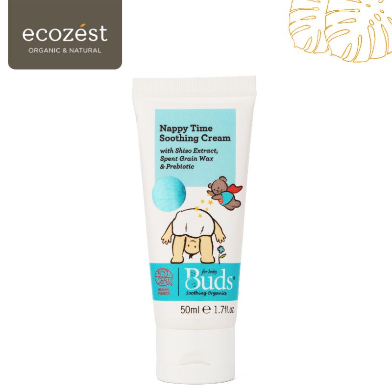 Jual Buds Soothing Organic - Nappy Time Soothing Cream 50ml | Shopee ...