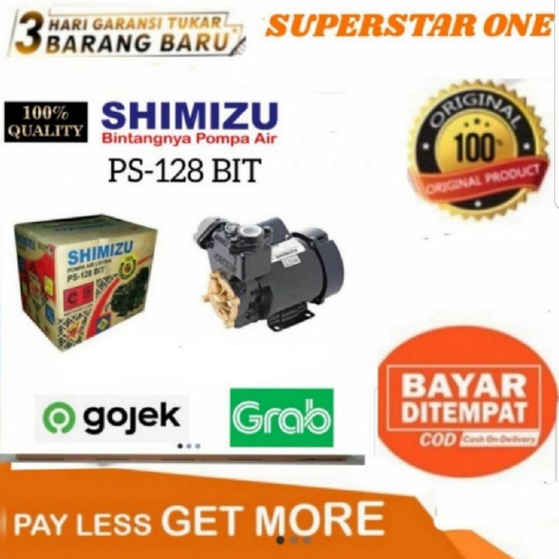 Jual Pump Air PS 128 BIT Pompa Air Shimizu PS128 BIT/PS-128BIT | Shopee Indonesia