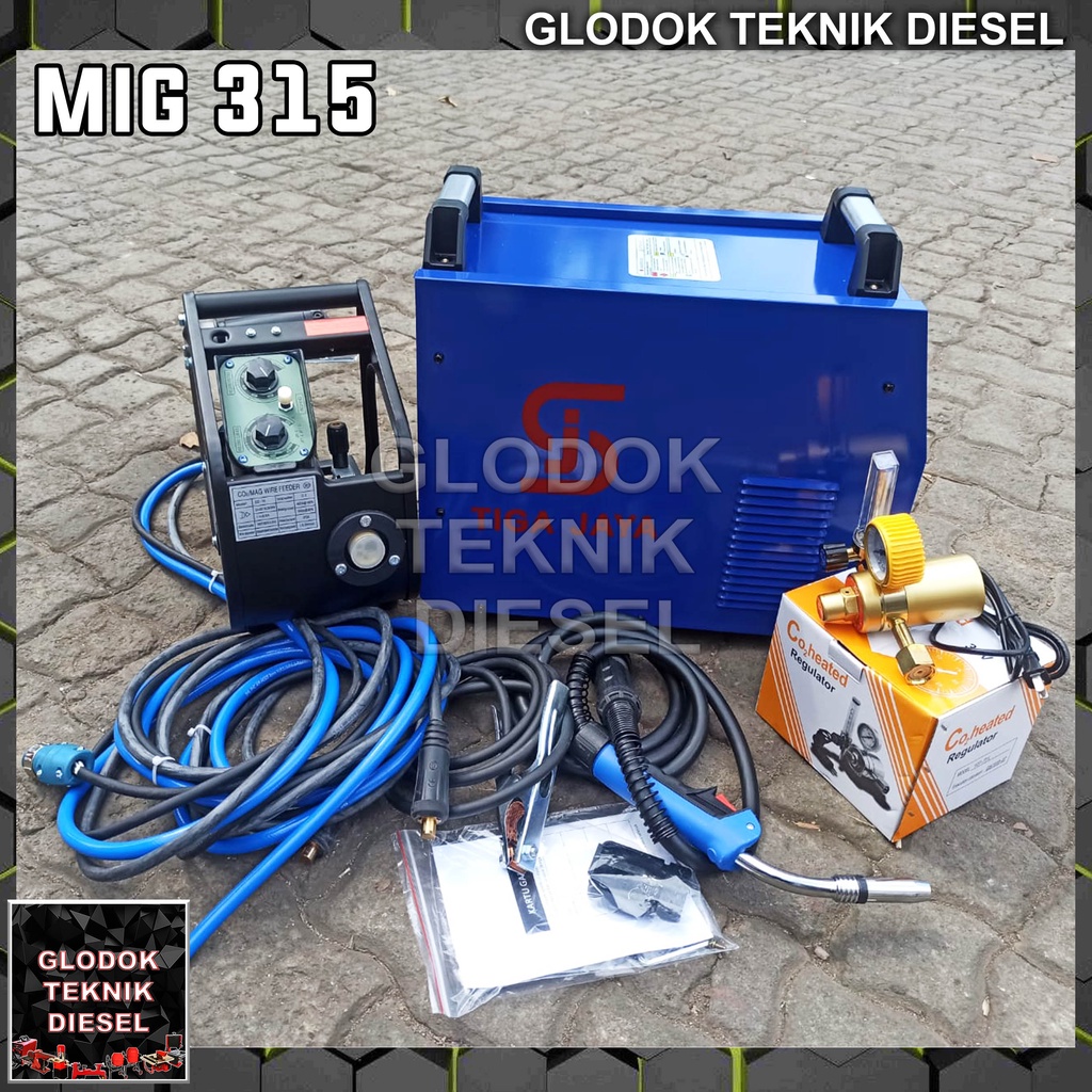Jual Mesin Las MIG315 MIG 315 CO2 + Wire Freeder TERBAIK 3 PHASE ...