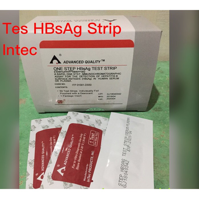 Jual Hbsag strip INTEC isi 50 Tes | Shopee Indonesia