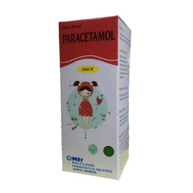 Jual Paracetamol Mef Syrup > Penurun Demam, Sakit Gigi & Pusing - 60ml ...