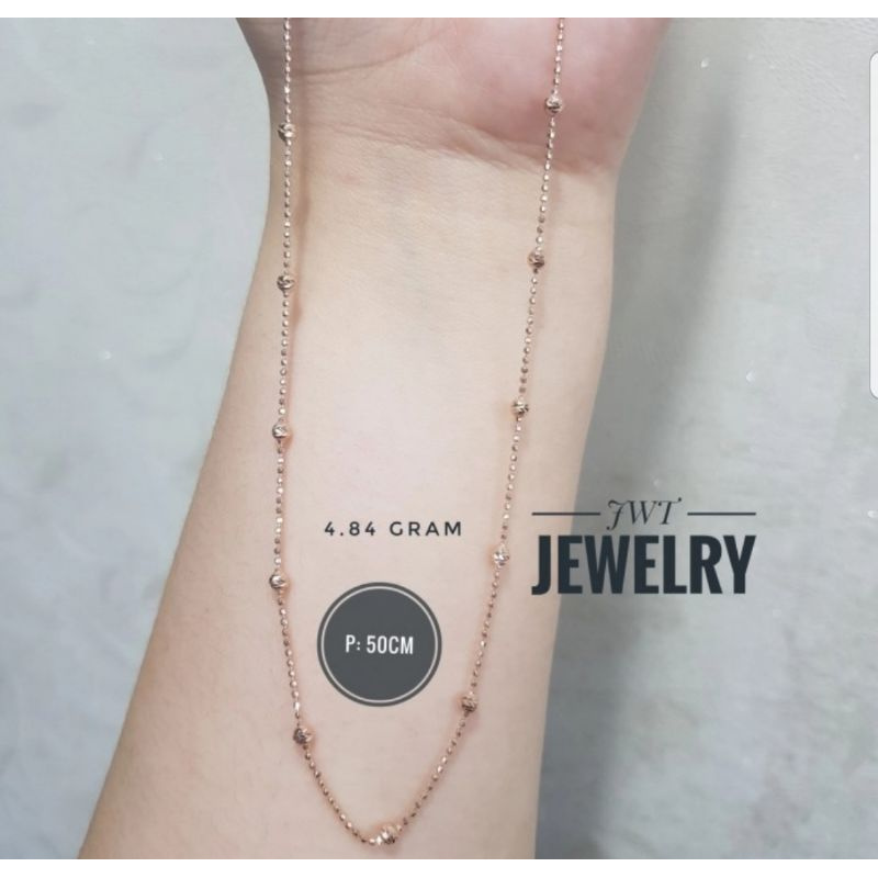 Jual KALUNG PENDEK FASHION JEDAR BIJI LADA 50CM | Shopee Indonesia