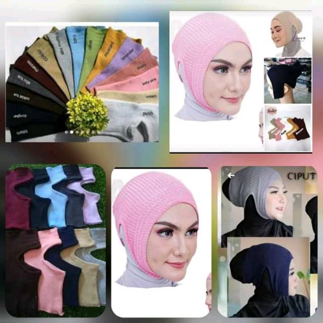 Jual Ciput Rajut Anti budeg / Daleman kerudung / Inner Hijab | Shopee ...