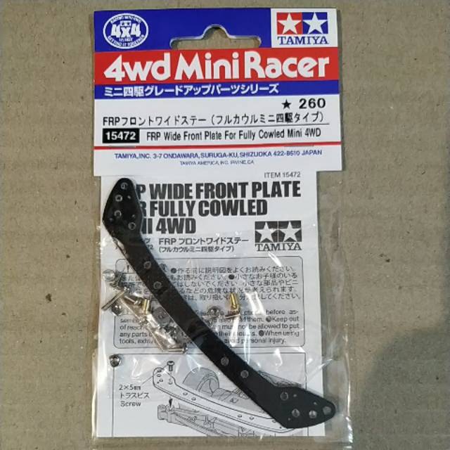 Jual tamiya 15472 frp wide front plate for fully cowled mini 4wd ...