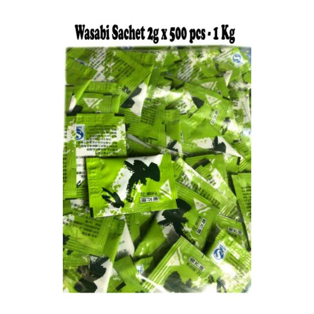 Jual Wasabi Sachet 2g x 500 pcs - 1 Kg | Shopee Indonesia