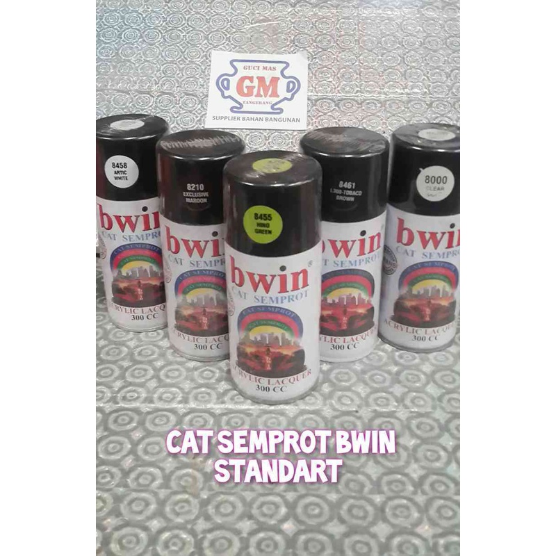 Jual Cat Semprot Bwin Standart Colors TERLENGKAP | Shopee Indonesia