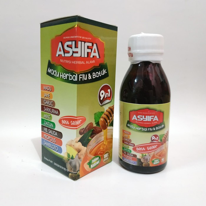 Jual Madu Batuk Asyifa 9 in 1 Netto 165 Gr | Shopee Indonesia