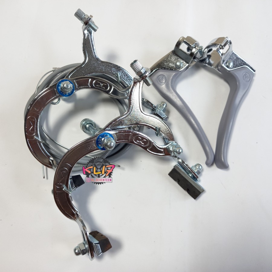 Jual REM SEPEDA BMX GENIO REM U BRAKE BMX REM JEPIT SEPEDA BMX SATU SET ...