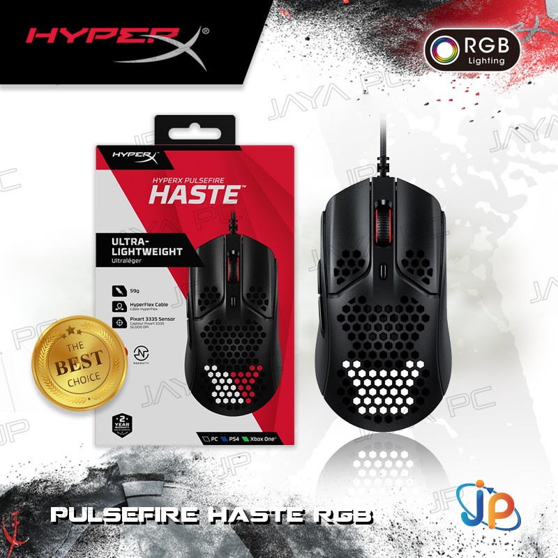 Jual HyperX Gaming Mouse Pulsefire Haste RGB - Macro Optical Mouse ...