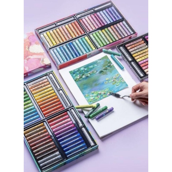 Jual Kuelox Soft Oil Pastel Set with Scraper and Oil Pastel Paper ...