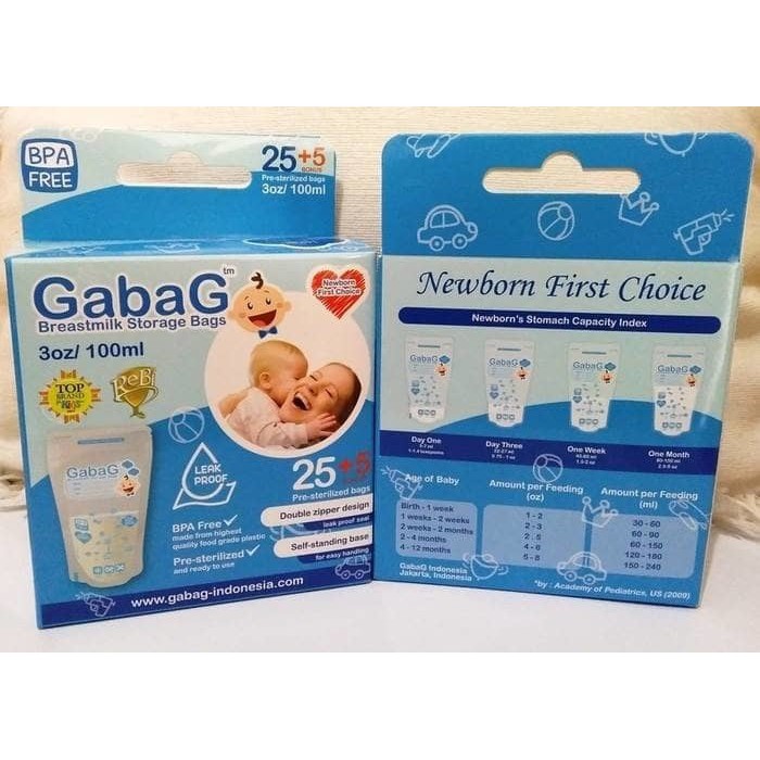 Jual TESHOPEEARU - KANTONG ASI GABAG BREASTMILK BAG NEWBORN 100 ML ...