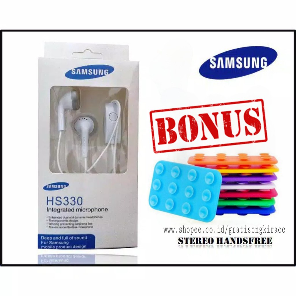 Jual HEADSET SAMSUNG ORIGINAL HS-330 MADE IN VIETNAM PLUSS PACKING ...