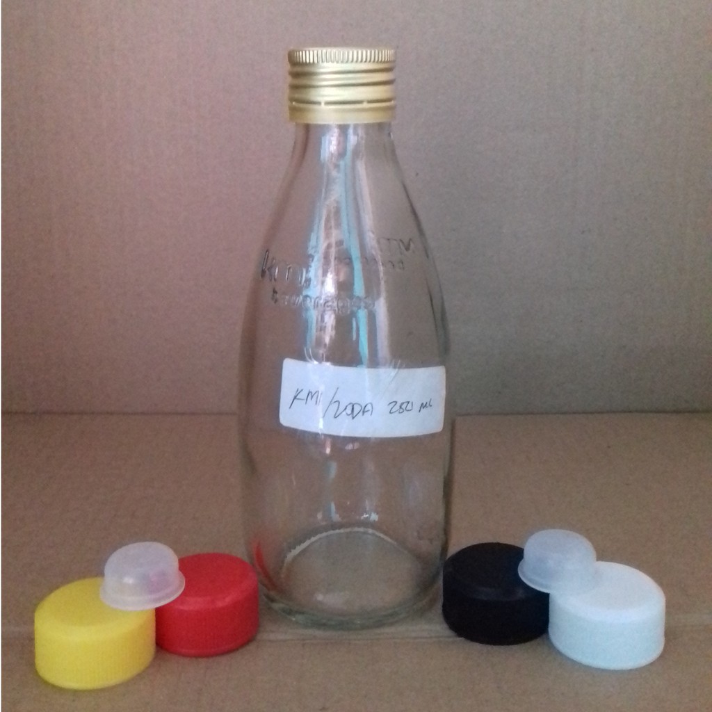 Jual Botol Kaca Bening 250ml ROOTBEER / ZODA / KMI - Rekondisi (12 PCS ...