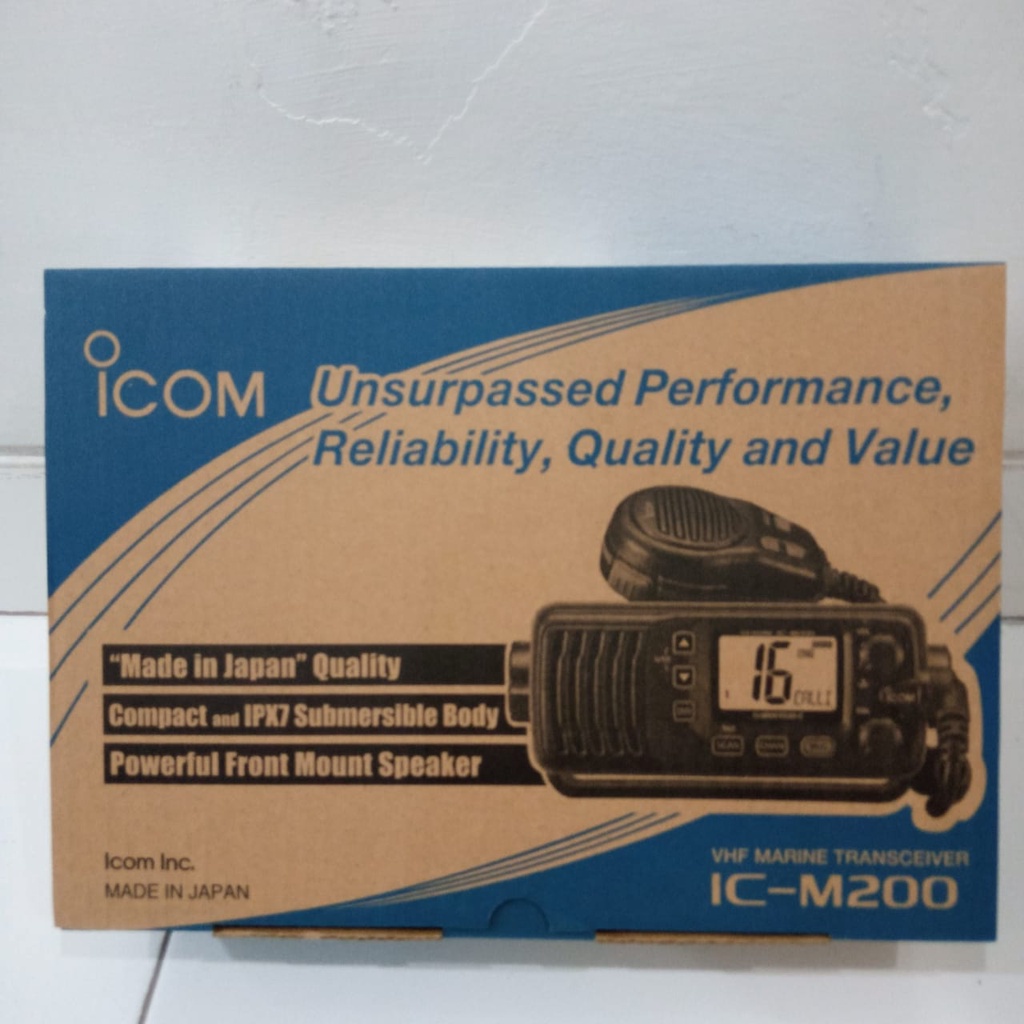 Jual RIG Icom Marine IC M200 Mobil Single Band IC-M200 VHF Radio ...