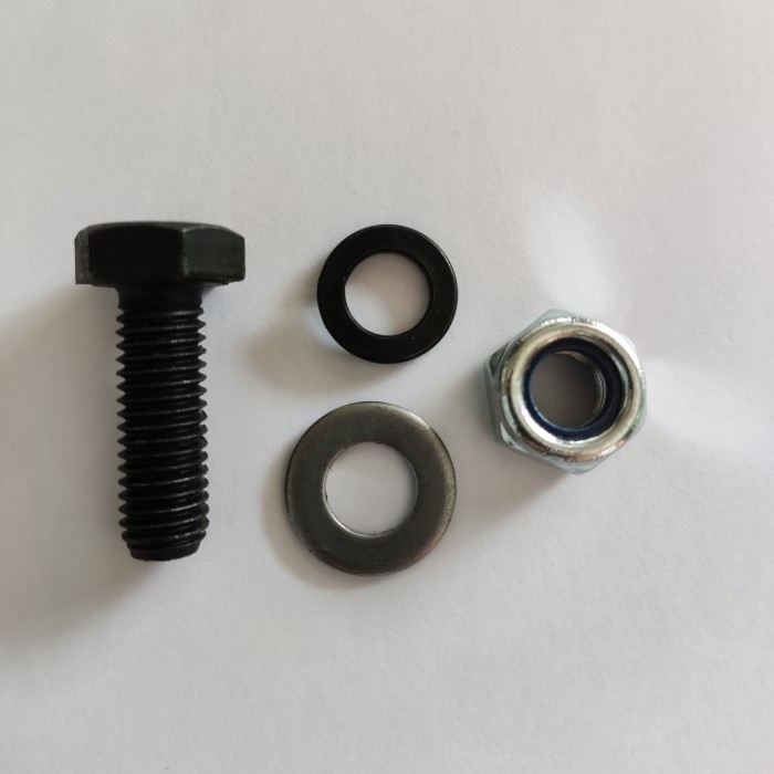 Jual Baut Baja M 10 x 30 10x30 SET Lock Nut | Shopee Indonesia