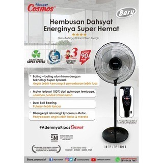 Jual COSMOS 18-TIF / TIF-1801S Industrial Fan 90 watt | Shopee Indonesia