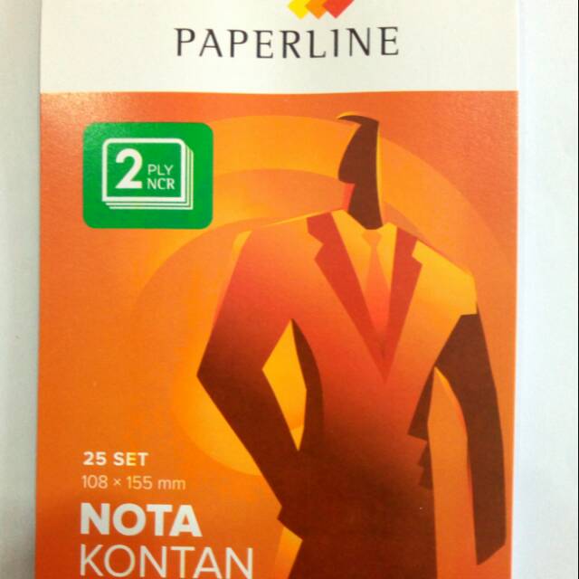 Jual Nota Kontan Paperline 2 PLY NCR 25 Set - 108 x 155 mm | Shopee ...
