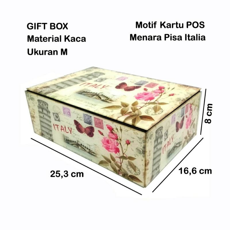 Jual Box acrylic vintage / Box acrylic Medium / Box aklirik / Box unik ...