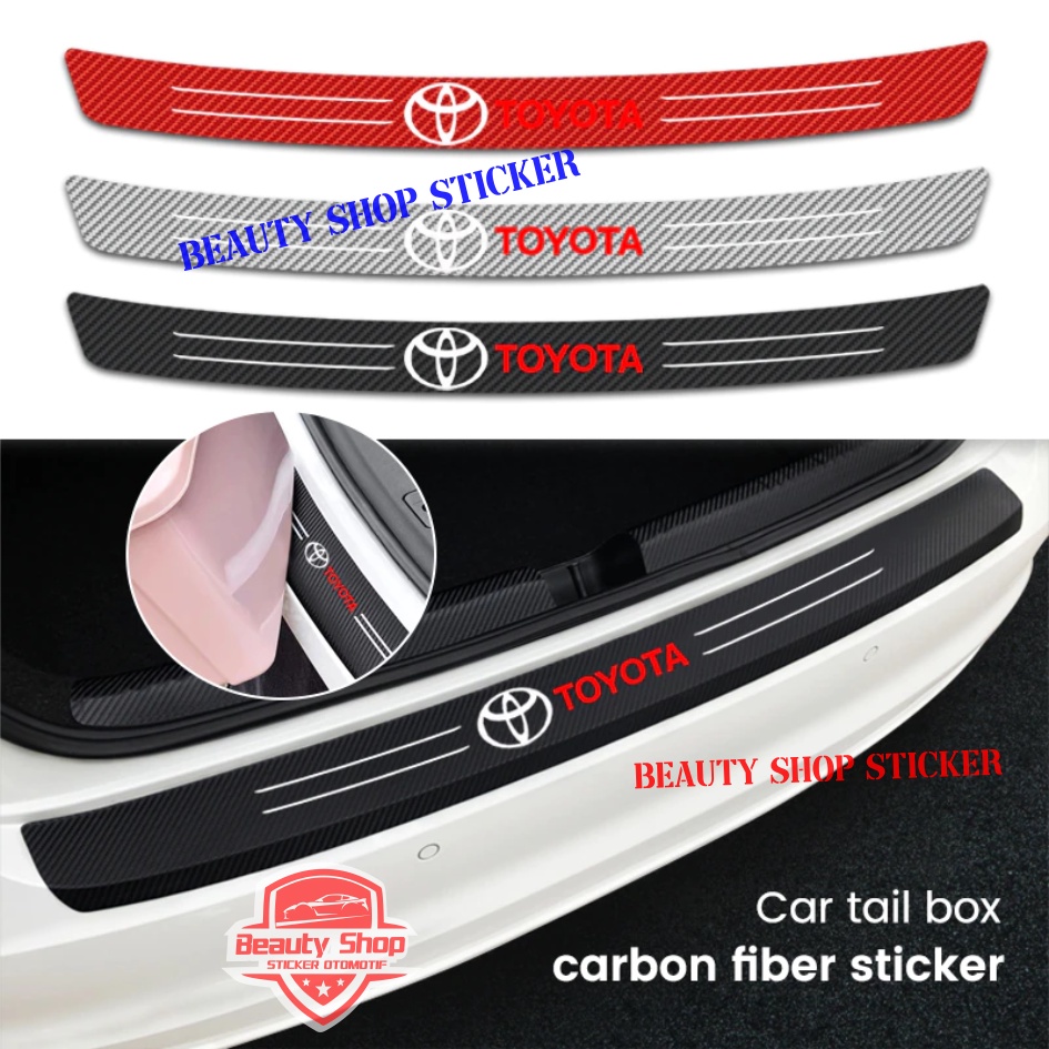 Jual Stiker carbon 3d pelindung bagasi mobil toyota avanza raize rush ...