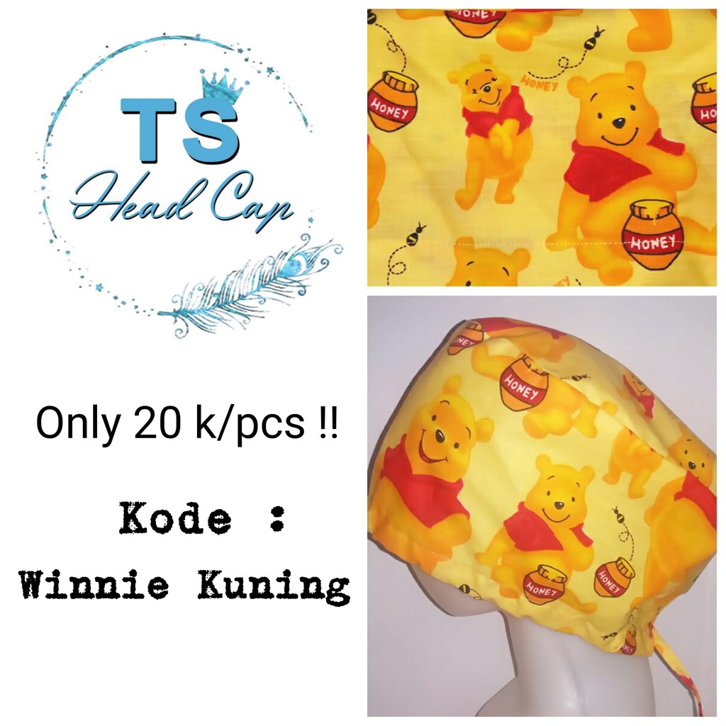 Jual Head Cap TS (Winnie Kuning) | Shopee Indonesia