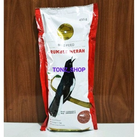 Jual GOLD COIN CRUMBLE MERAH GOLDCOIN KACER PAKAN MAKANAN BURUNG OCEHAN ...