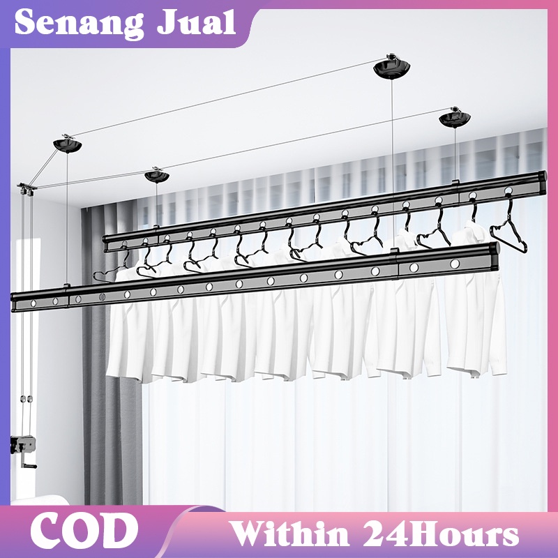 Jual Jemuran Baju Dinding / Jemuran Plafond Aluminium / Jemuran Baju ...