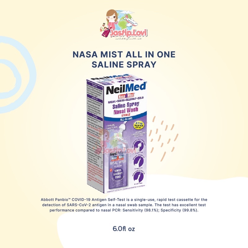 Jual neilmed nasa mist all in one multi purpose saline spray nasal wash ...