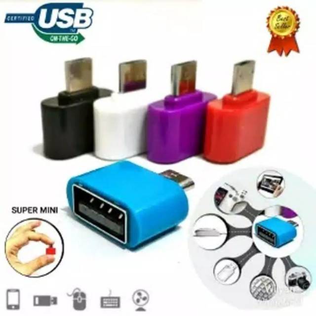 Jual Micro Smart USB OTG Android / USB OTG Mini - ( Warna RANDOM ...