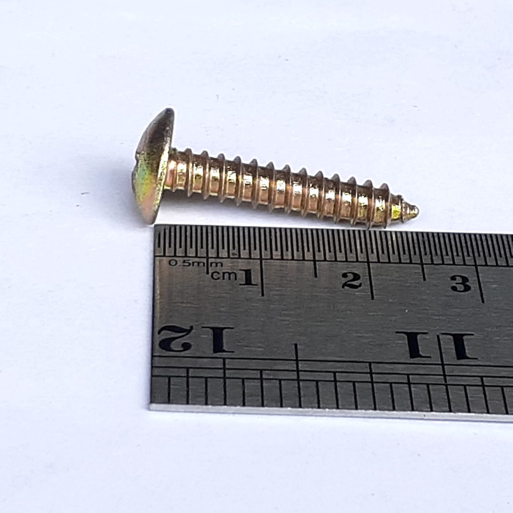 Jual #10X1" SEKRUP SKRUP T TS TAB TSAB TSAT KUNING SCREW PANJANG 2,5 CM ...